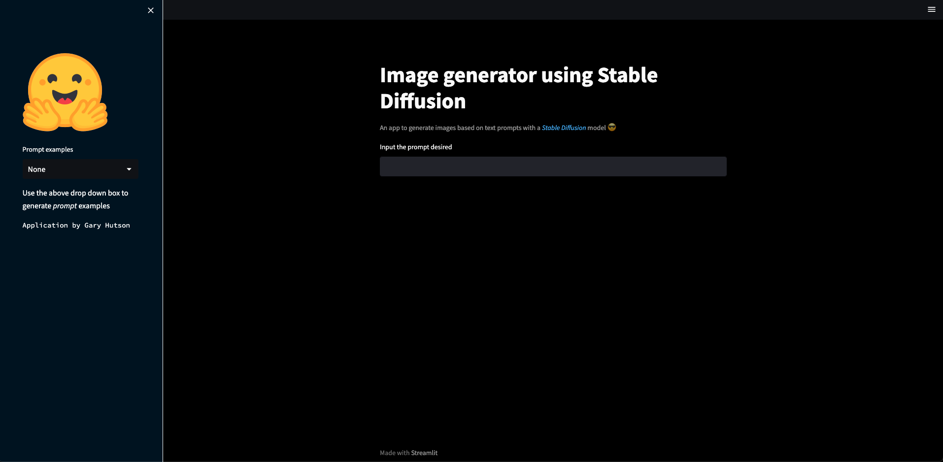 Stable Diffusion application with Streamlit | Python-bloggers