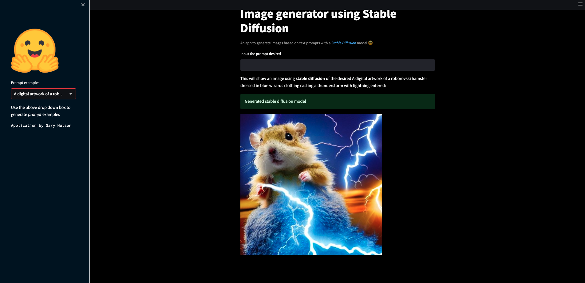 Stable Diffusion application with Streamlit | Python-bloggers